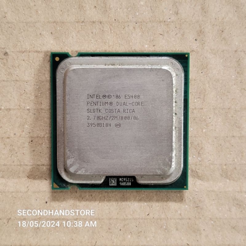 CPU INTEL PENTIUM DUAL-CORE E5400 2.7GHZ / SOCKET LGA775 สำหรับ PC ...
