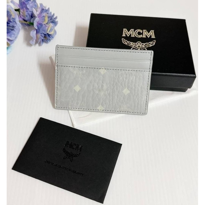 New Mcm card holder สีเทาสีใหม่ | Shopee Thailand