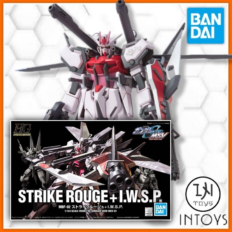 Mobile Suit Gundam MSV Model Kit 1/144 HG STRIKE ROUGE IWSP Gundam Seed ...
