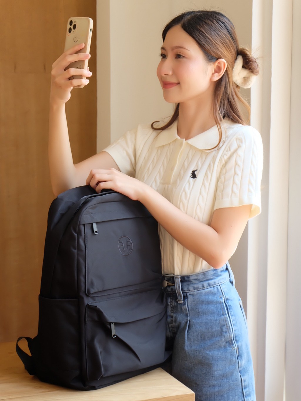 Bagsbird รุ่น BM05 กระเป๋าเป้ผ้ากันนํ้าขนาด 16 นิ้ว ใบใหญ่ฟังก์ชันจุของเยอะ อยู่ทรง ไม่หนัก ...