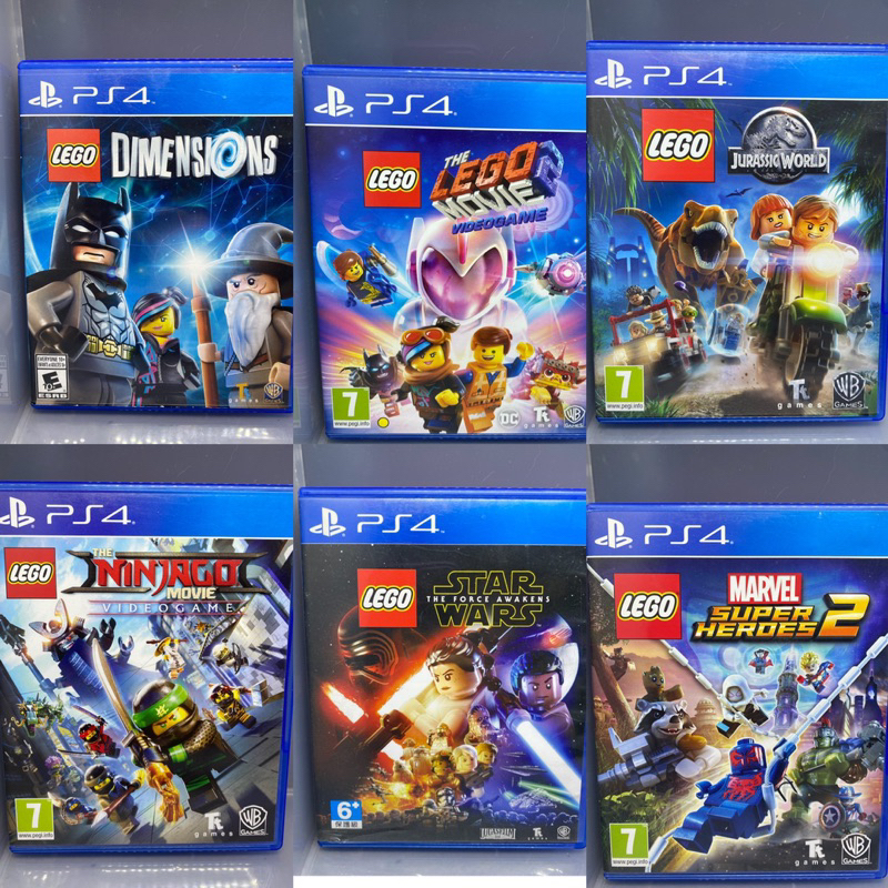 แผ่น PS4 เกม LEGO หลายภาค [ มือ 2 ] เล่นได้ 1-2 คน | Shopee Thailand