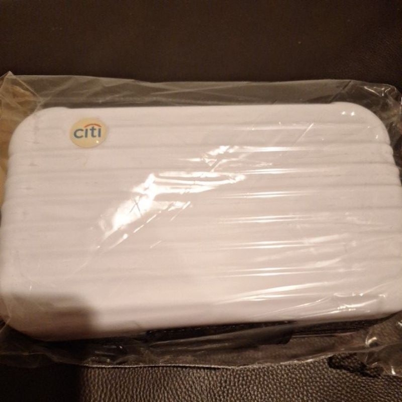 กล่องเก็บของจุกจิก amenity kit box สีขาว ที่ระลึกจากบัตรcitibank ...