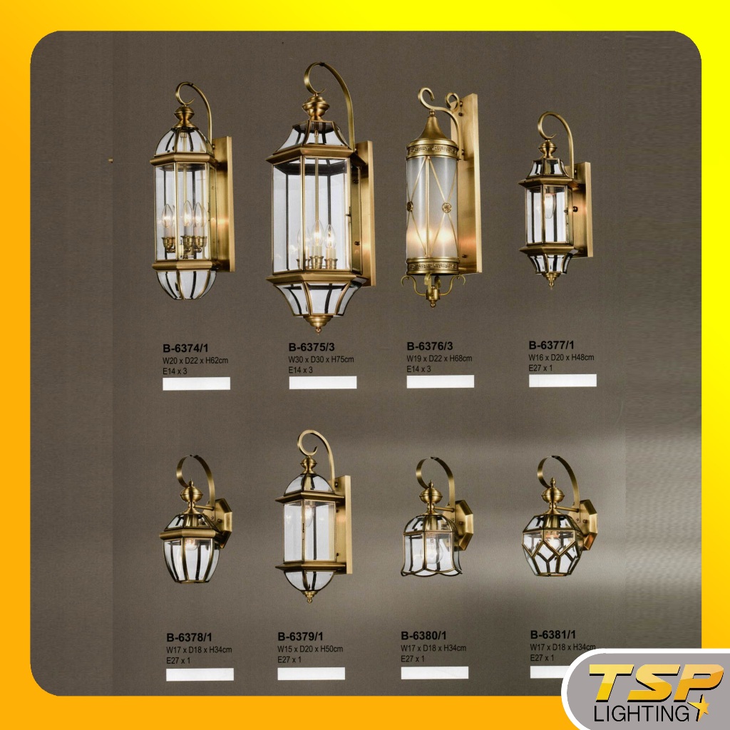 TSP Lighting │ Wall light โคมไฟติดผนังภายนอก | Shopee Thailand