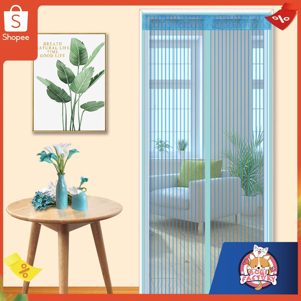 Boqi Factory ม่านกันยุง แม่เหล็กง ติดประตู มีสินค้าพร้อมจัดส่ง Door | Shopee Thailand