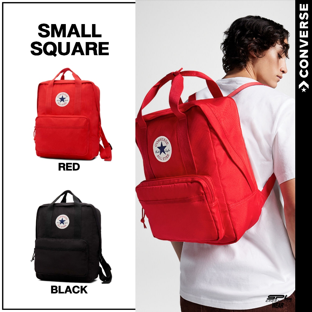 Converse Collection กระเป๋าเป้ กระเป๋าสะพายหลัง Small Square Backpack 1626013AUCOBKXX ...