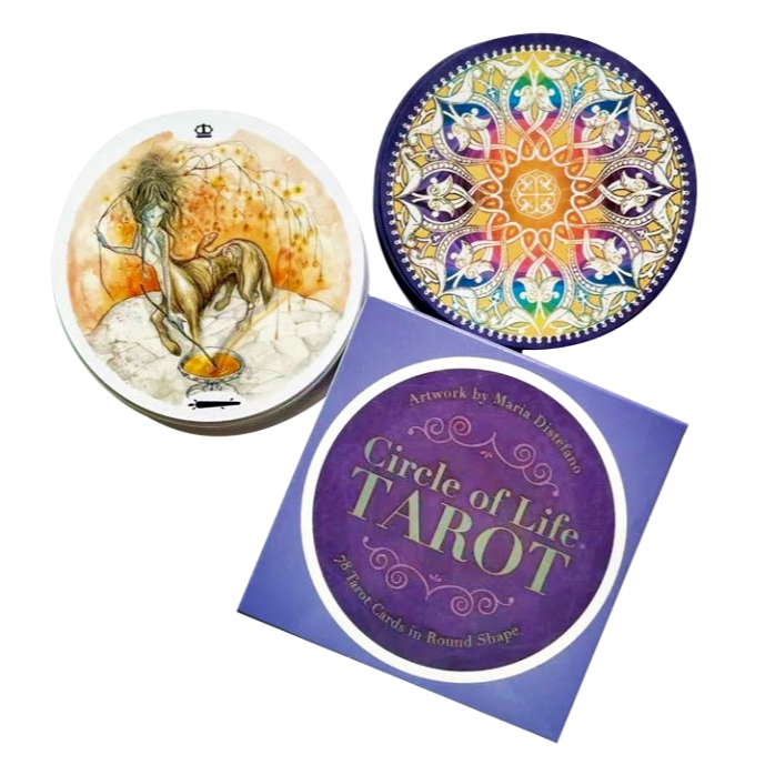 ยิปซีแบบวงกลม ออราเคิลสวยงาม การ์ดน่าหลงใหล Circle Oracle Cards Gypsy ...