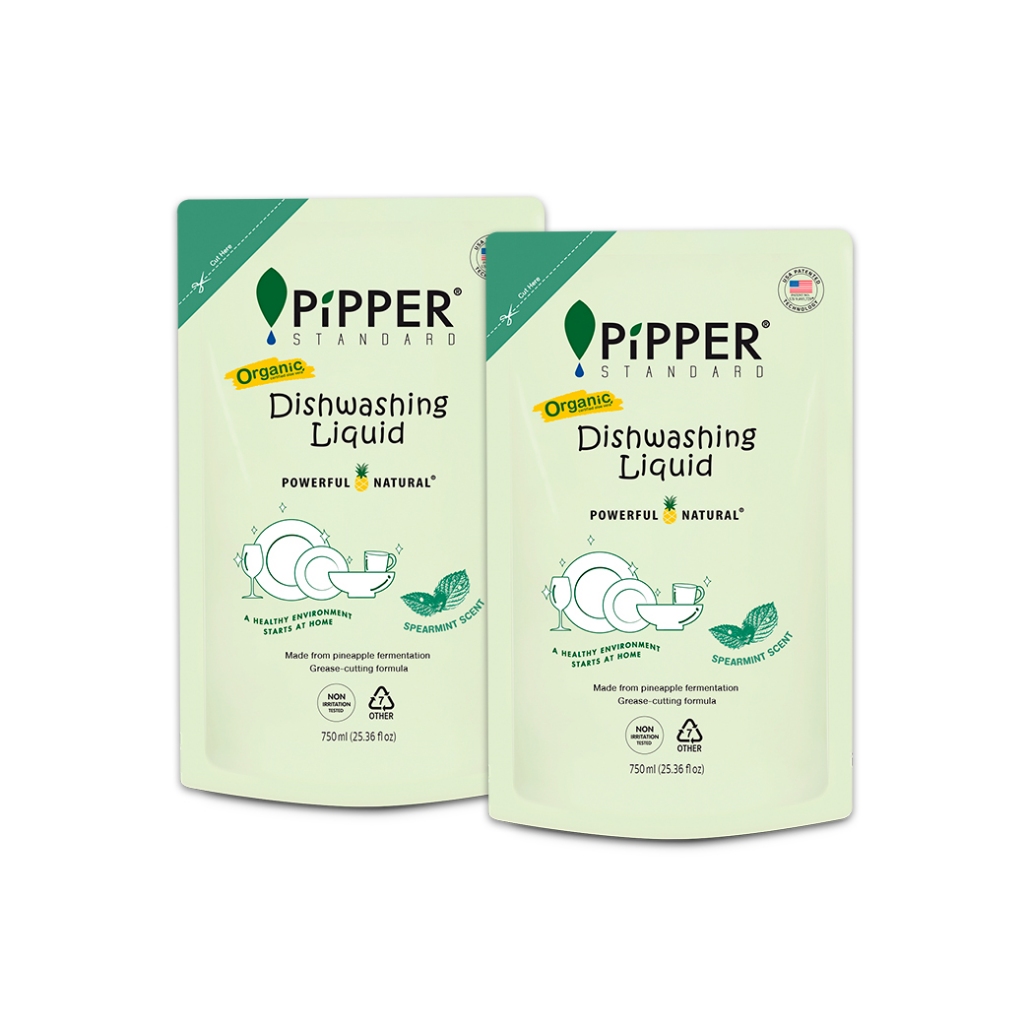 PiPPER STANDARD ผลิตภัณฑ์ล้างจานธรรมชาติกลิ่นกลิ่นสเปียร์มินต์ 750 มล. ...