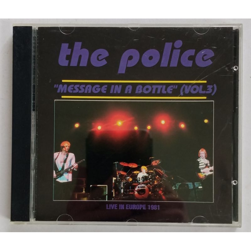 ซีดีเพลง THE POLICE Message in a Bottle - Vol.3 (Live/Concert) *RARE ...