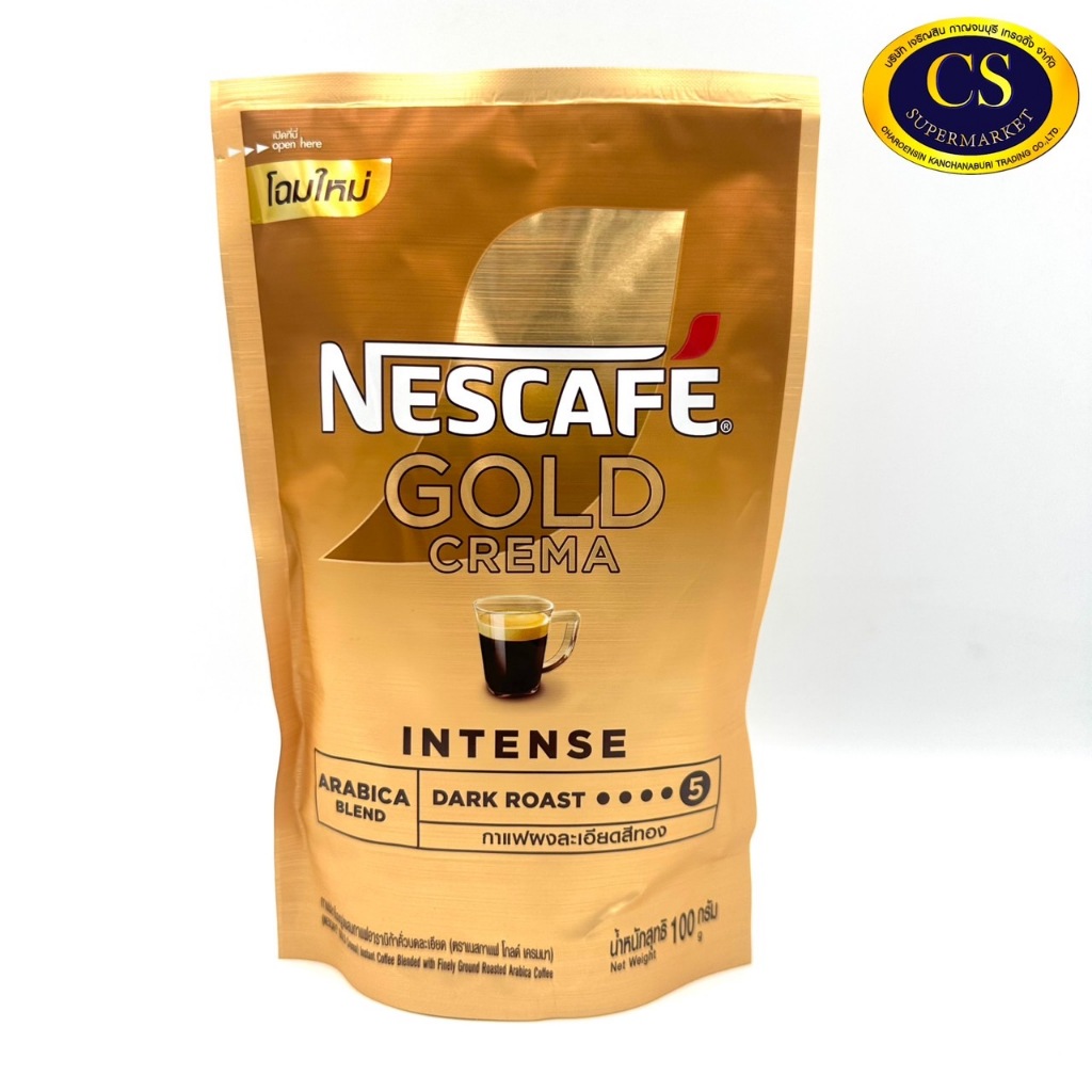 Nescafe Gold Crema **โฉมใหม่** เนสกาแฟโกลด์ เครมมา ขนาด 100 กรัม ...