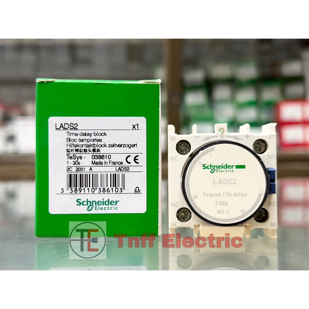 Schneider LADS2 (1-30s) คอนแทคช่วย หน่วงเวลา (1NO+1NC) | Shopee Thailand