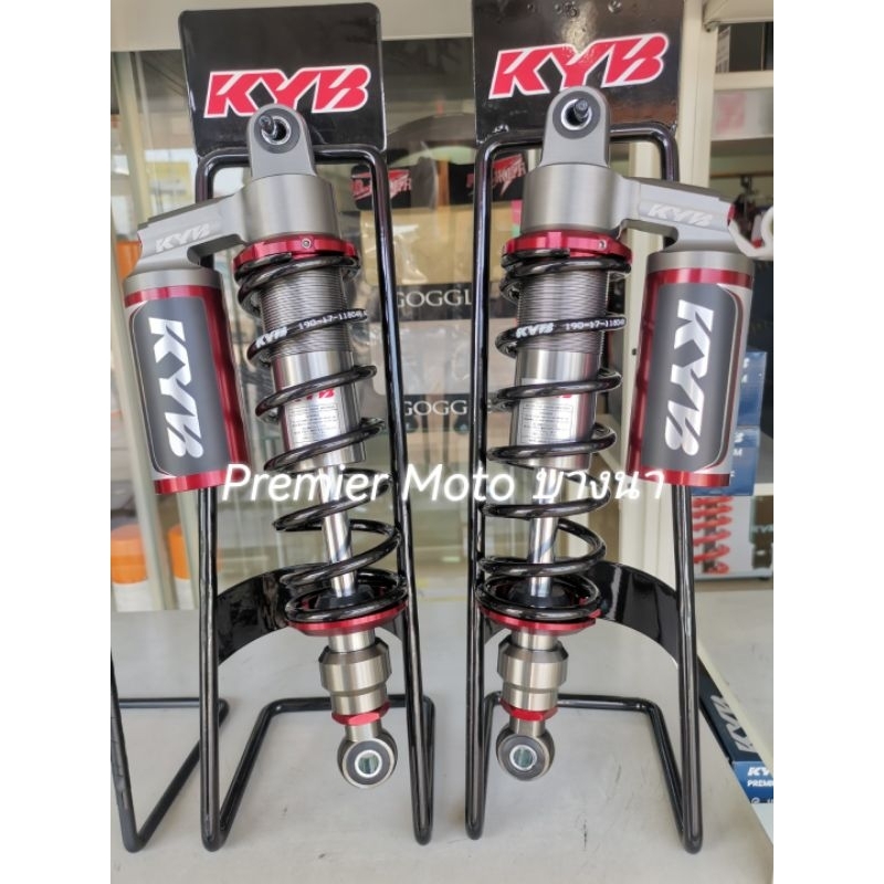 KYB Wave Alpha * สปริงดำ Black * โช้คแก๊ส เวฟ 110 125 ตรงรุ่น แบรนด์ญี่ปุ่นของแท้ | Shopee Thailand
