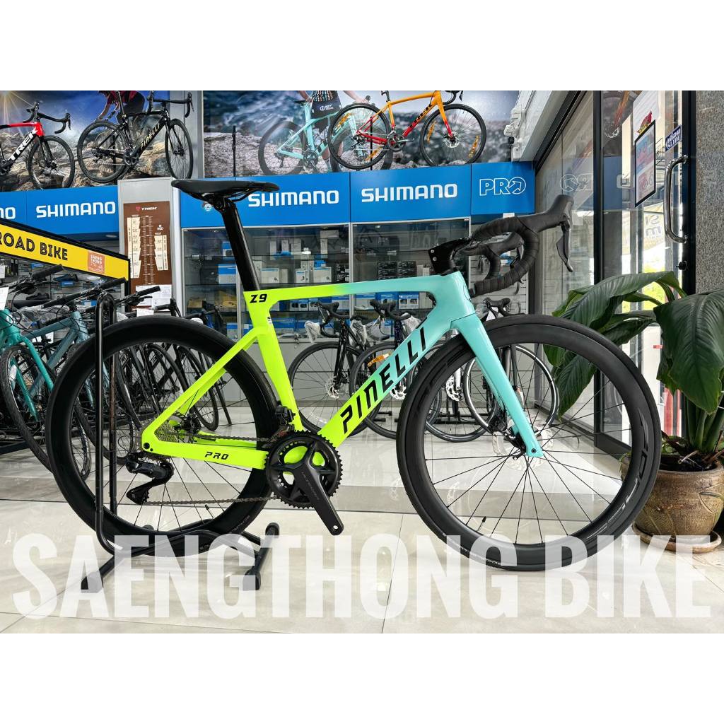 New Pinelli Z9 PRO UCI Approved ประกอบเป็นคัน เกียร์ไฟฟ้า Ultegra R8100 ...