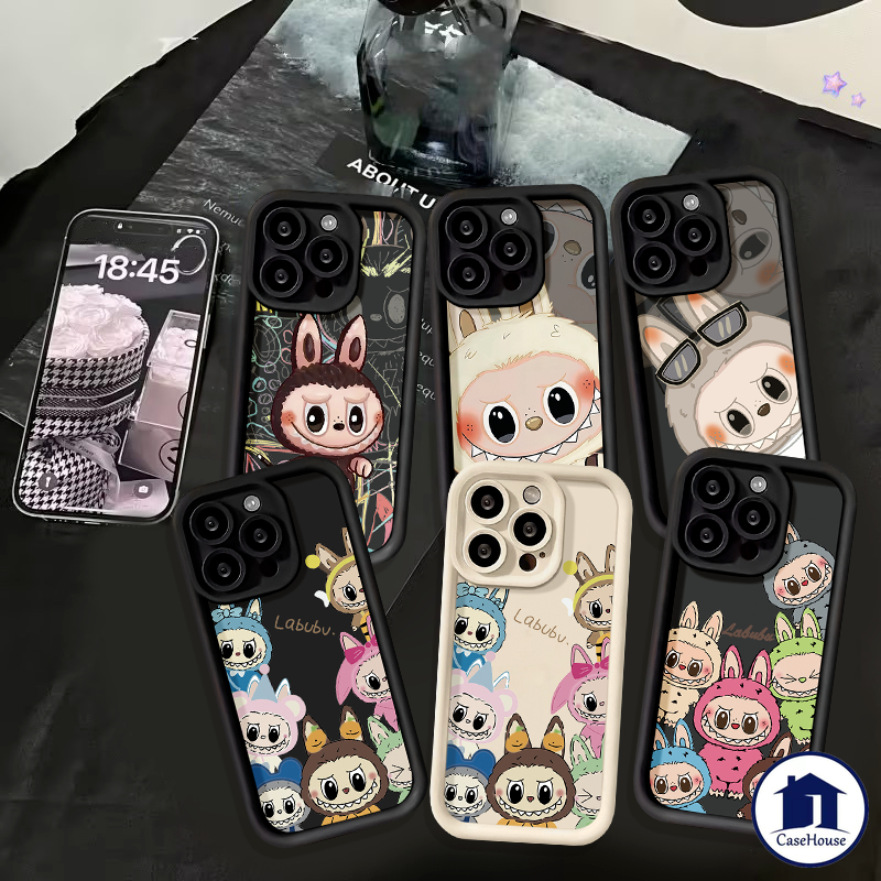 เคสนิ่มลายการ์ตูน Labubu สุดน่ารักสำหรับ Redmi 13C 12 9A A1 10 9C 10A ...