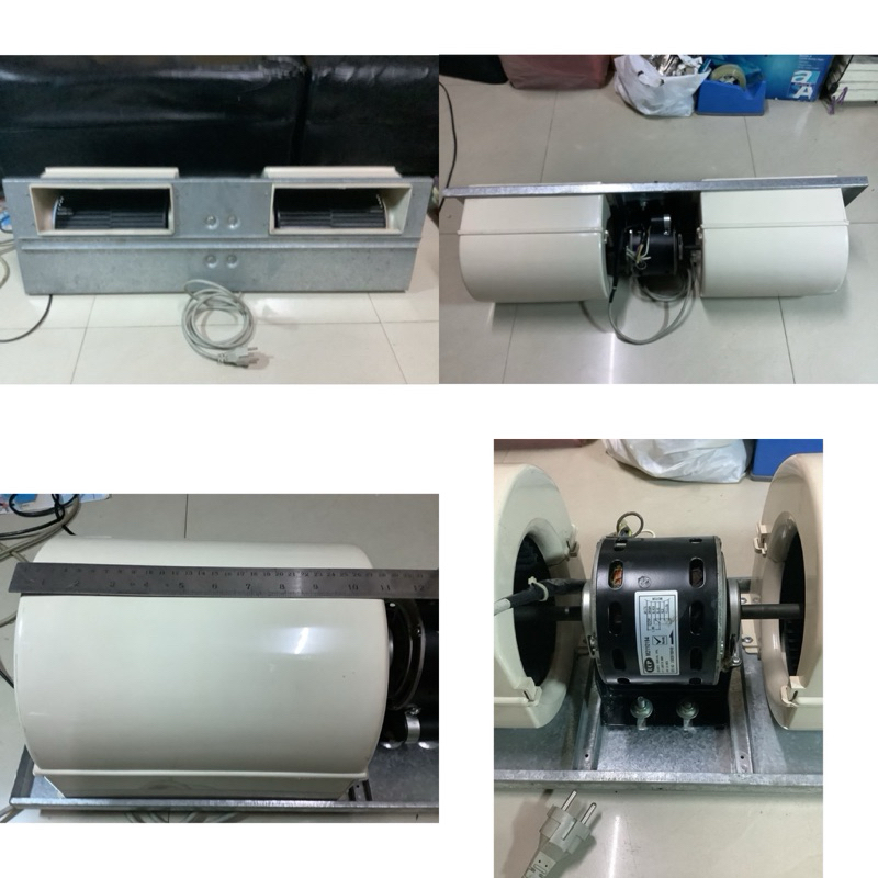 พัดลมโบลเวอร์แอร์(อ่านรายละเอียดก่อนสั่ง)Motor-UCP:M2110194 (1PH)ขนาดโบ ...