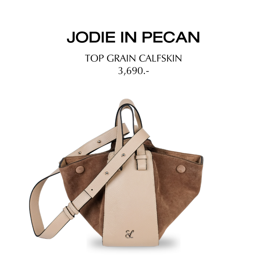 [กระเป๋าหนังแท้] Luster Jodie Shoulder Bag กระเป๋าถือสะพายข้าง ทำงาน ...