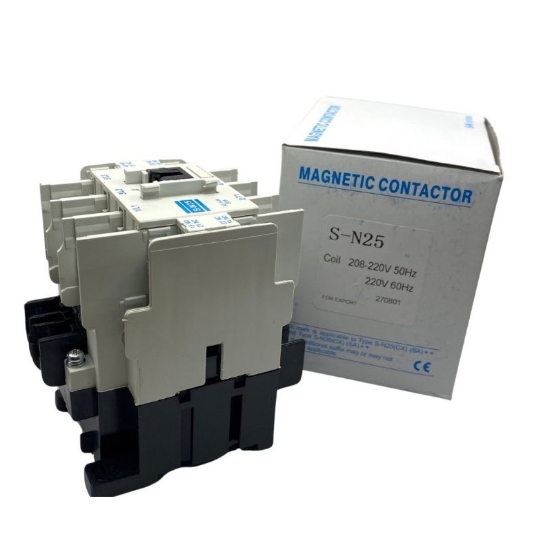 Magnetic Contactors S- N25 Coil 220V (50A) Mitsubishi SN25 | Shopee Thailand