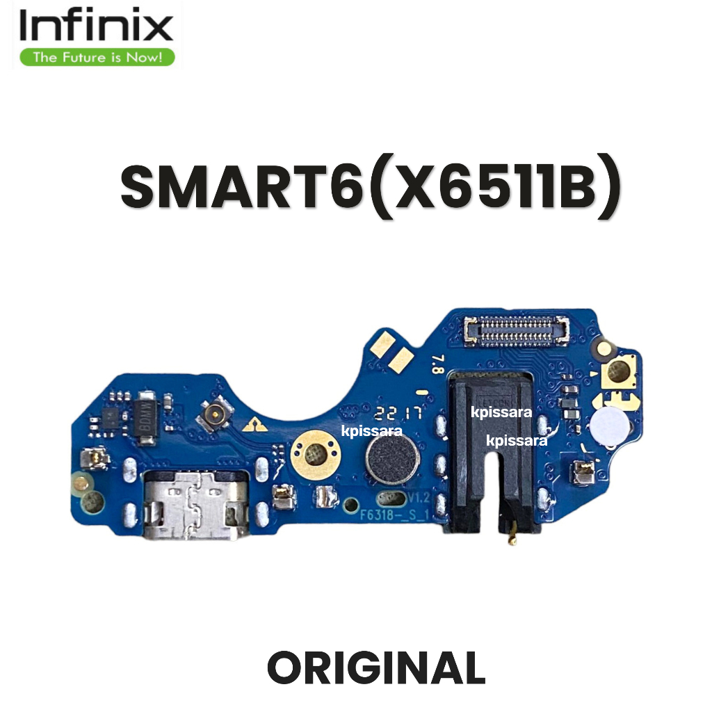infinix ชุดบอร์ดชาร์จ infinix Smart6 (X6511B) ของแท้ศูนย์ อะไหล่มือถือ ...