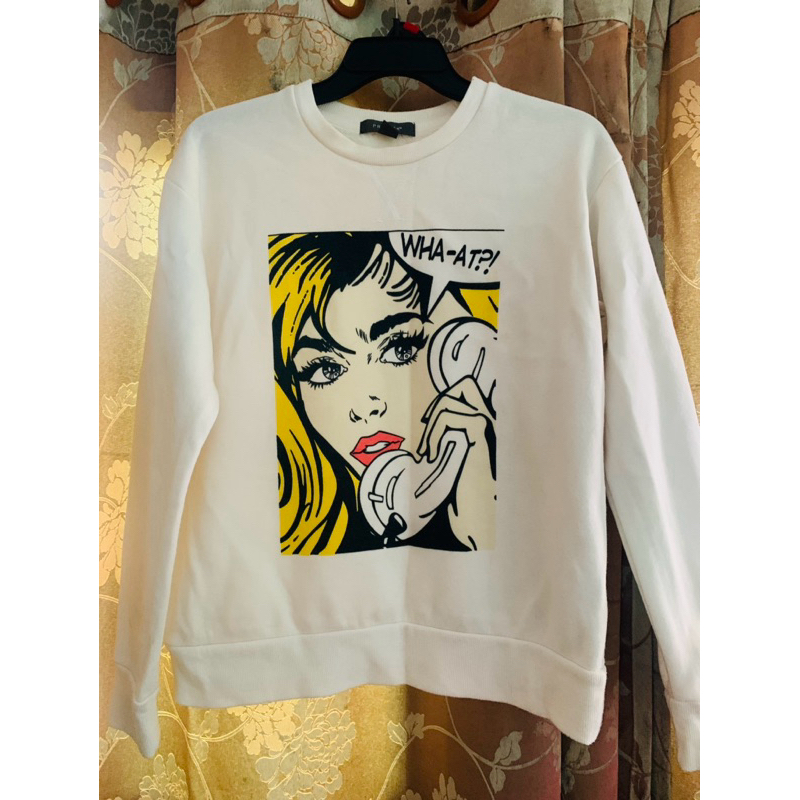 เสื้อ Primark drawing graphic sweater | Shopee Thailand