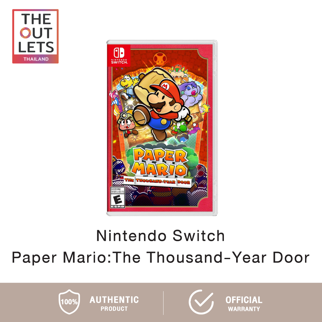 Nintendo Switch : Paper Mario The Thousand-Year Door แผ่นเกมนินเท็นโด ...