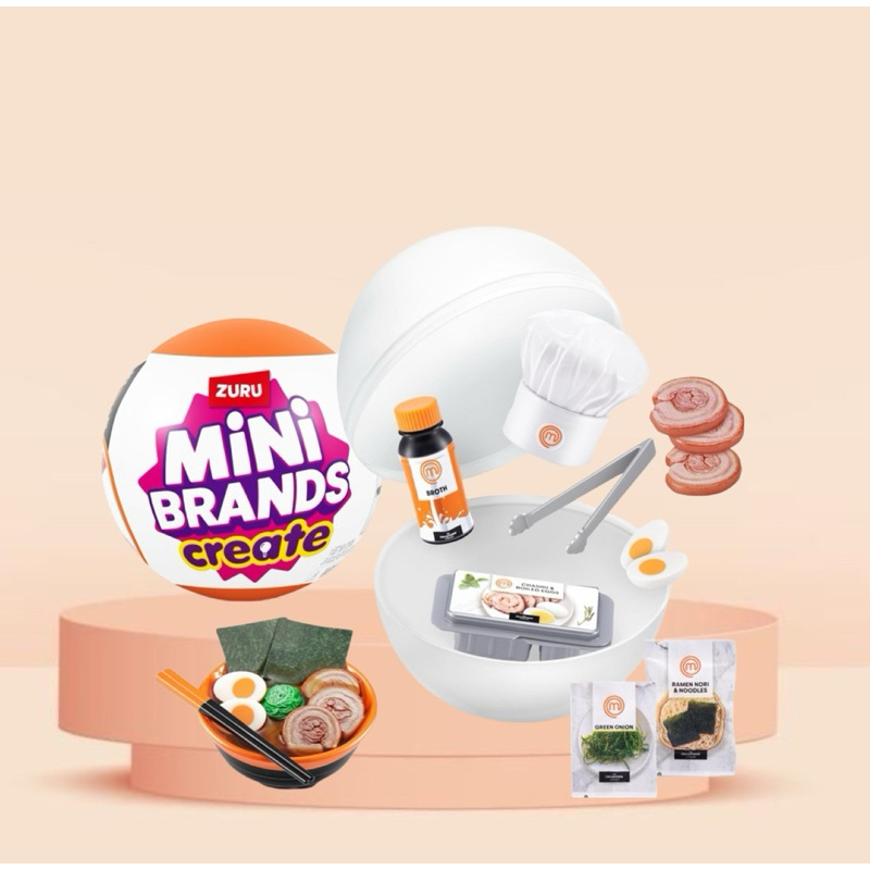 Mini Brands Create MasterChef Series 1 Capsule by ZURU | Shopee Thailand