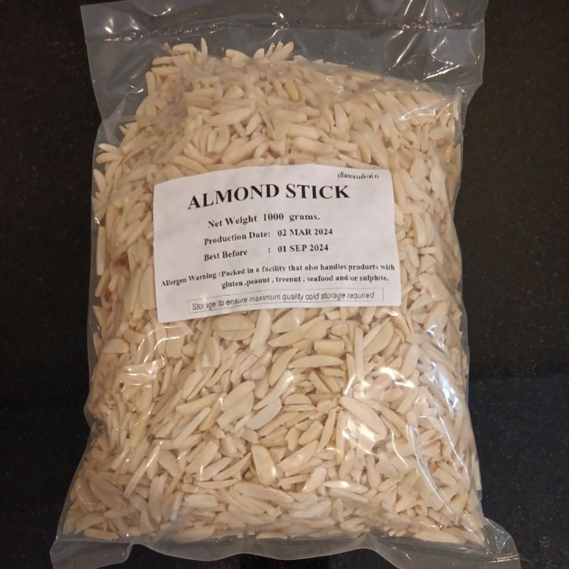 ALMOND STICK 1 KG. อัลมอนด์แท่ง 1 กก./แพ็ค. | Shopee Thailand