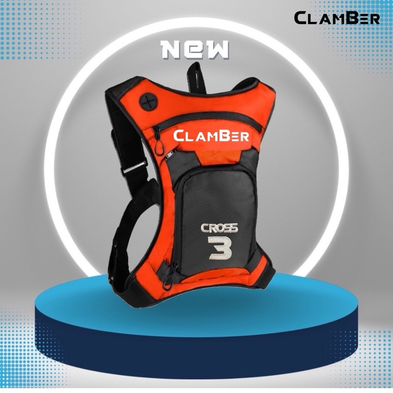 เป้ใส่น้ำ Clamber cross 3 เป้น้ำวิบาก เป้ใส่น้ำสำหรับสายลุย มีกระเป๋าเล็กถอดได้ ให้ความคล่องตัว ...