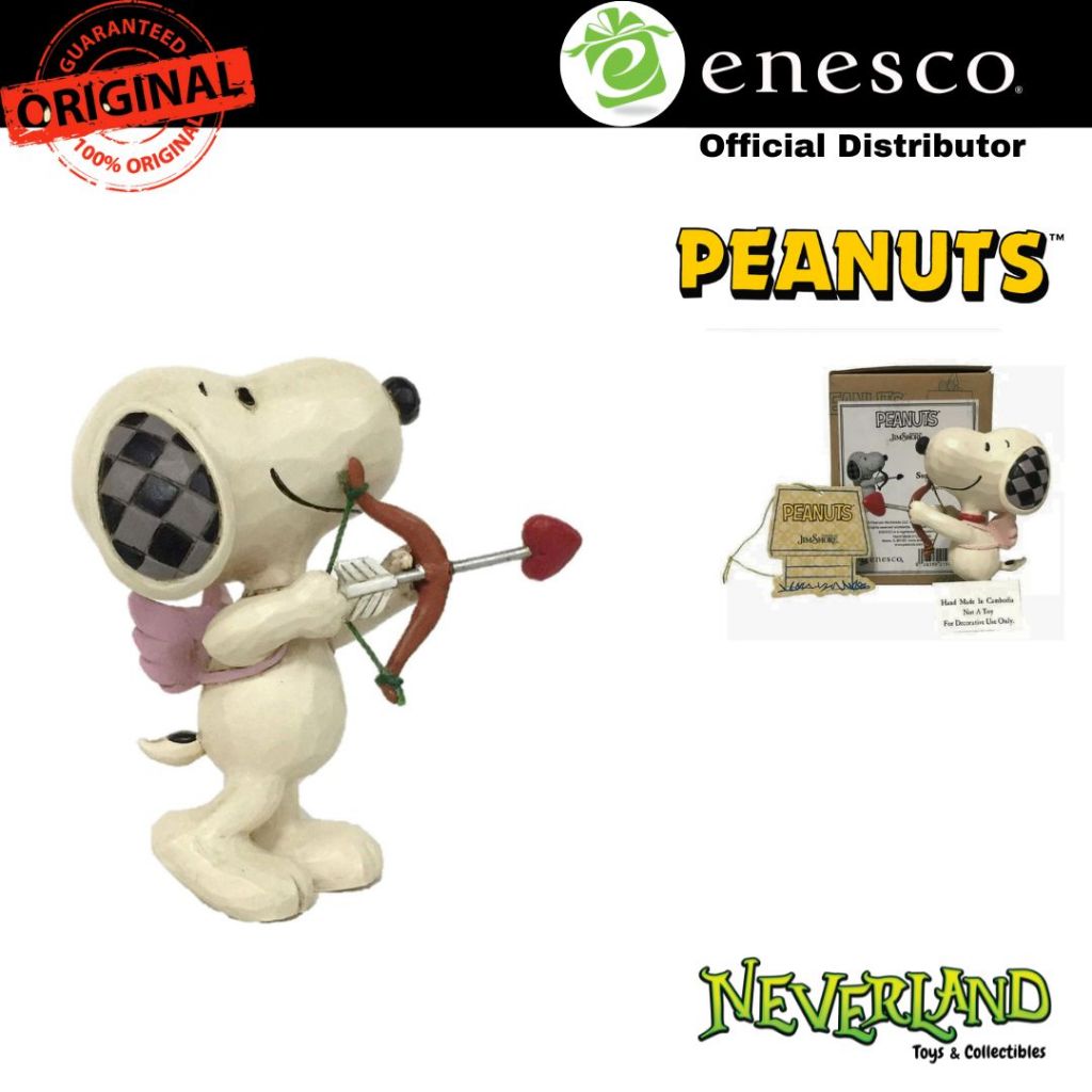 Enesco Peanuts Snoopy Cupid Mini Figurine by Jim Shore | Shopee Thailand
