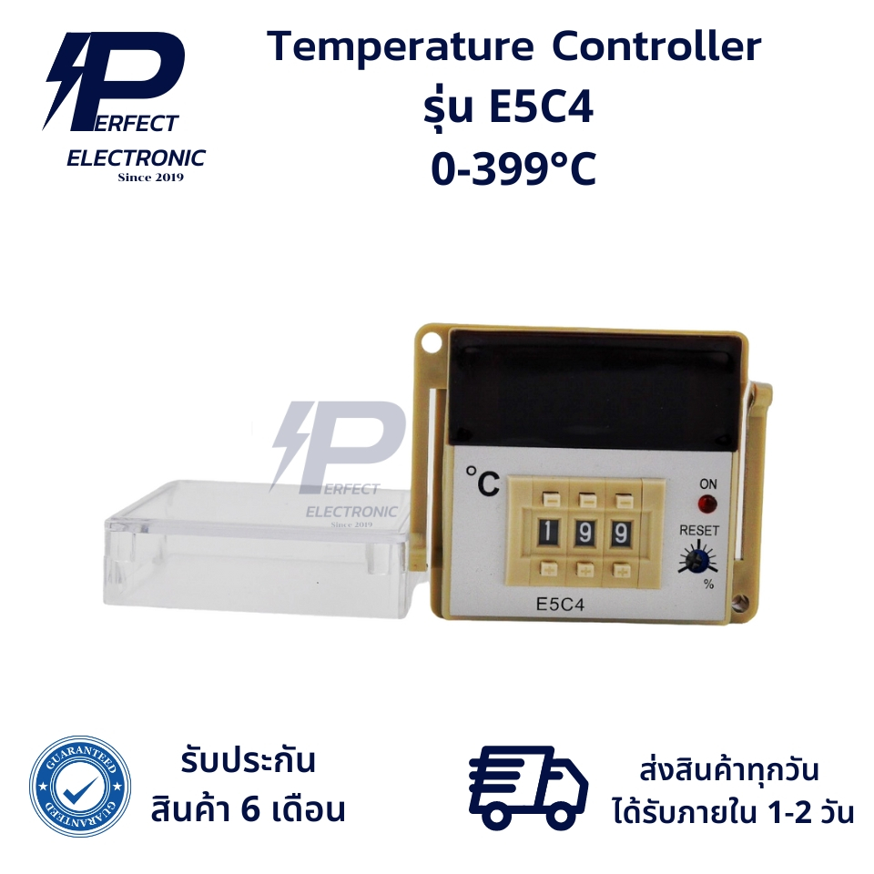 E5C4 Temperature Controller 0-399°C เครื่องควบคุมอุณหภูมิ (รับประกันสินค้า 6 เดือน) มีสินค้า ...