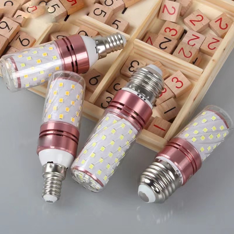 หลอดไฟ LED 12W/16W/20W/24W ขั้ว E27/ E14 - Day Light/ Warm white หลอดไฟ e27 หลอดไฟ e14 หลอดไฟ ...