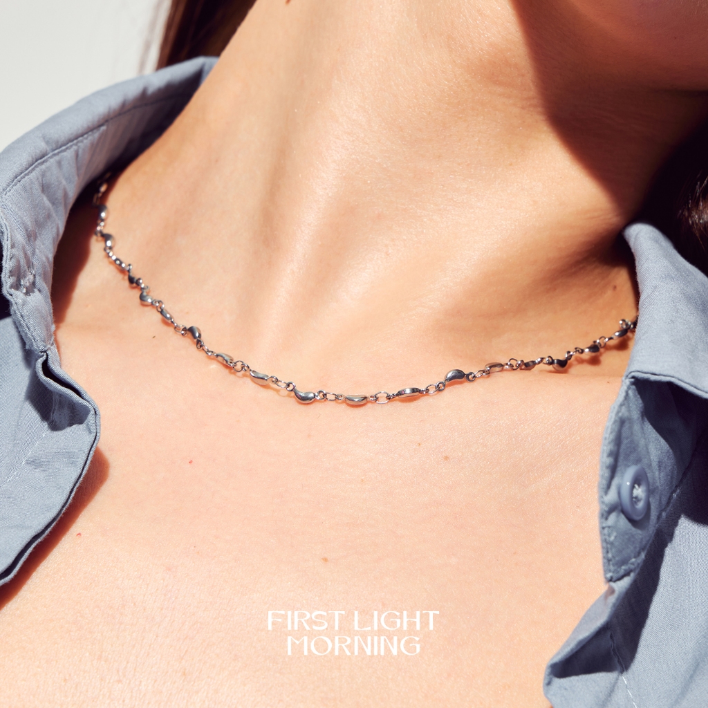 Ray Necklace สร้อยเป็นสแตนเลส ความยาวปรับได้ 40-46 cm. | Shopee Thailand