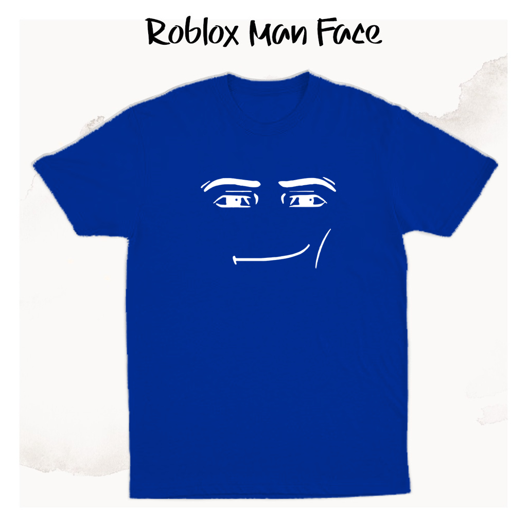 ใหม่ Unisex เสื้อยืด พิมพ์ลาย Roblox Man Face Game K0069 สําหรับผู้ชาย ...