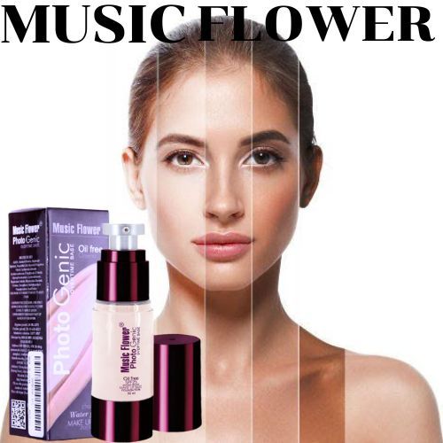 รองพื้น Music flower photogenic overtime foundation oil free รองพื้นเทพ ...