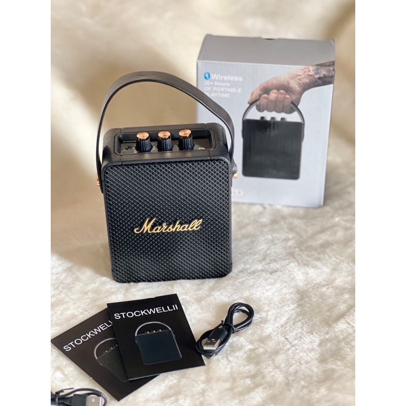 ลำโพง Marshall Stockwell II (w3) แบบ3ตัวปรับ ลำโพงบลูทูธ | Shopee Thailand