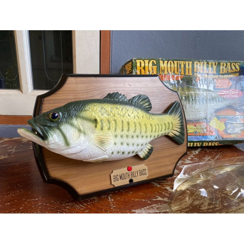 1999 Big Mouth Billy Bass ปลาร้องเพลงได้ มือสองญี่ปุ่น | Shopee Thailand