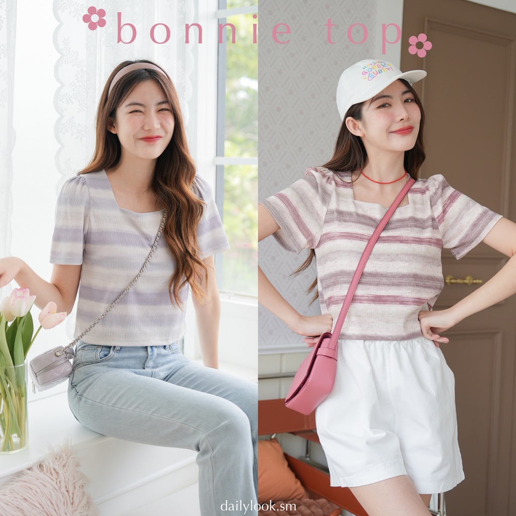 Bonnie top 🦄 เสื้อรุ่น best seller มาพร้อมกับทรงใหม่แล้วค่า | Shopee ...