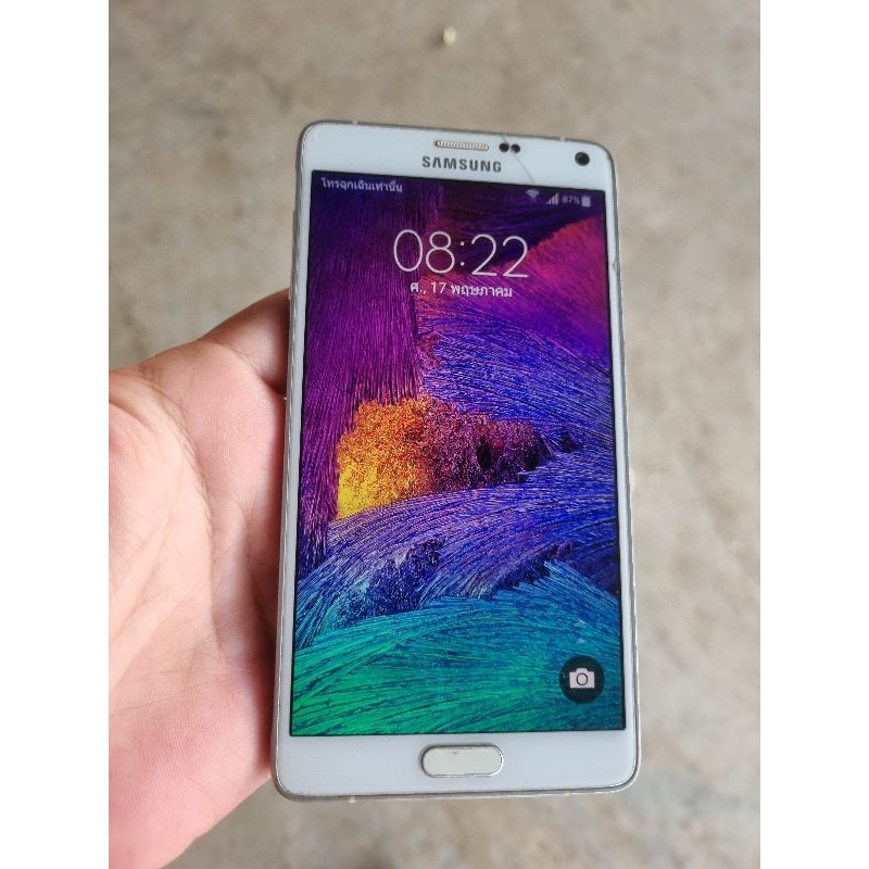 Note 4 samsung จอร้าวมุมขวาบน ใช้งานได้ปกติ | Shopee Thailand