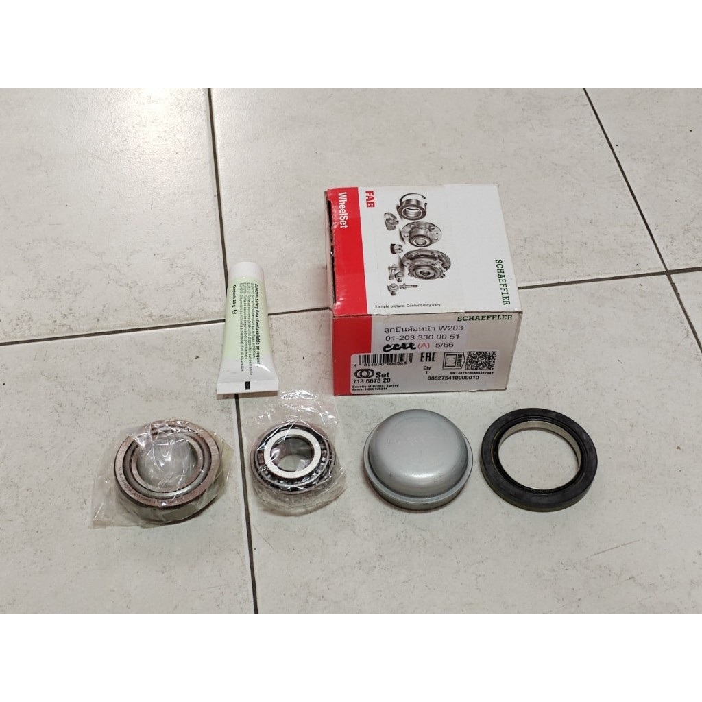 *ล้อละ* ชุด ลูกปืนล้อ หน้า BENZ W203 W204 W209 W207 R171 ยี่ห้อ FAG ...