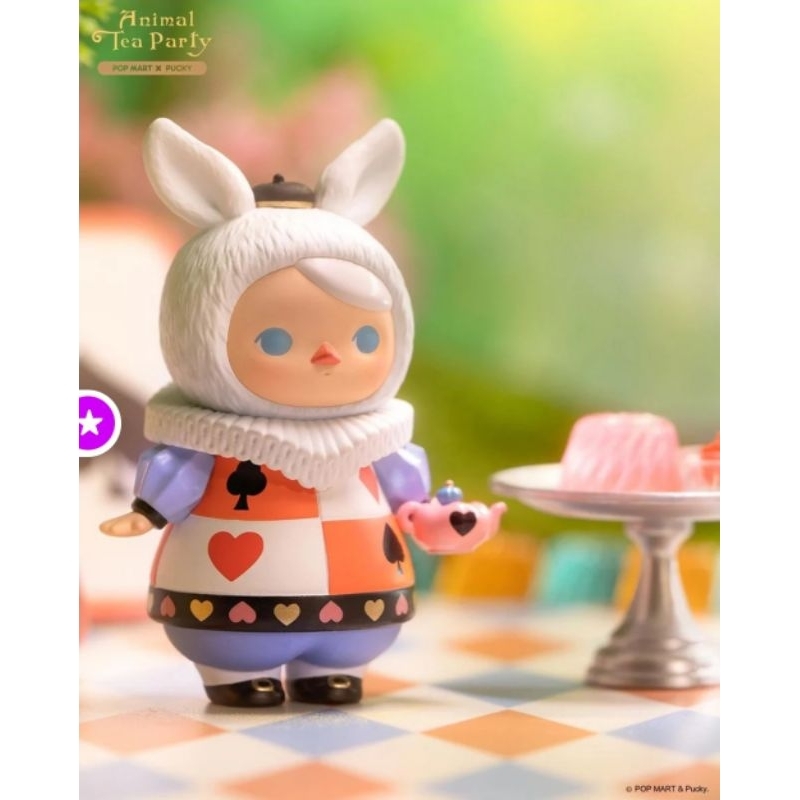 Popmart Pucky animal tea party [แท้100%] | Shopee Thailand