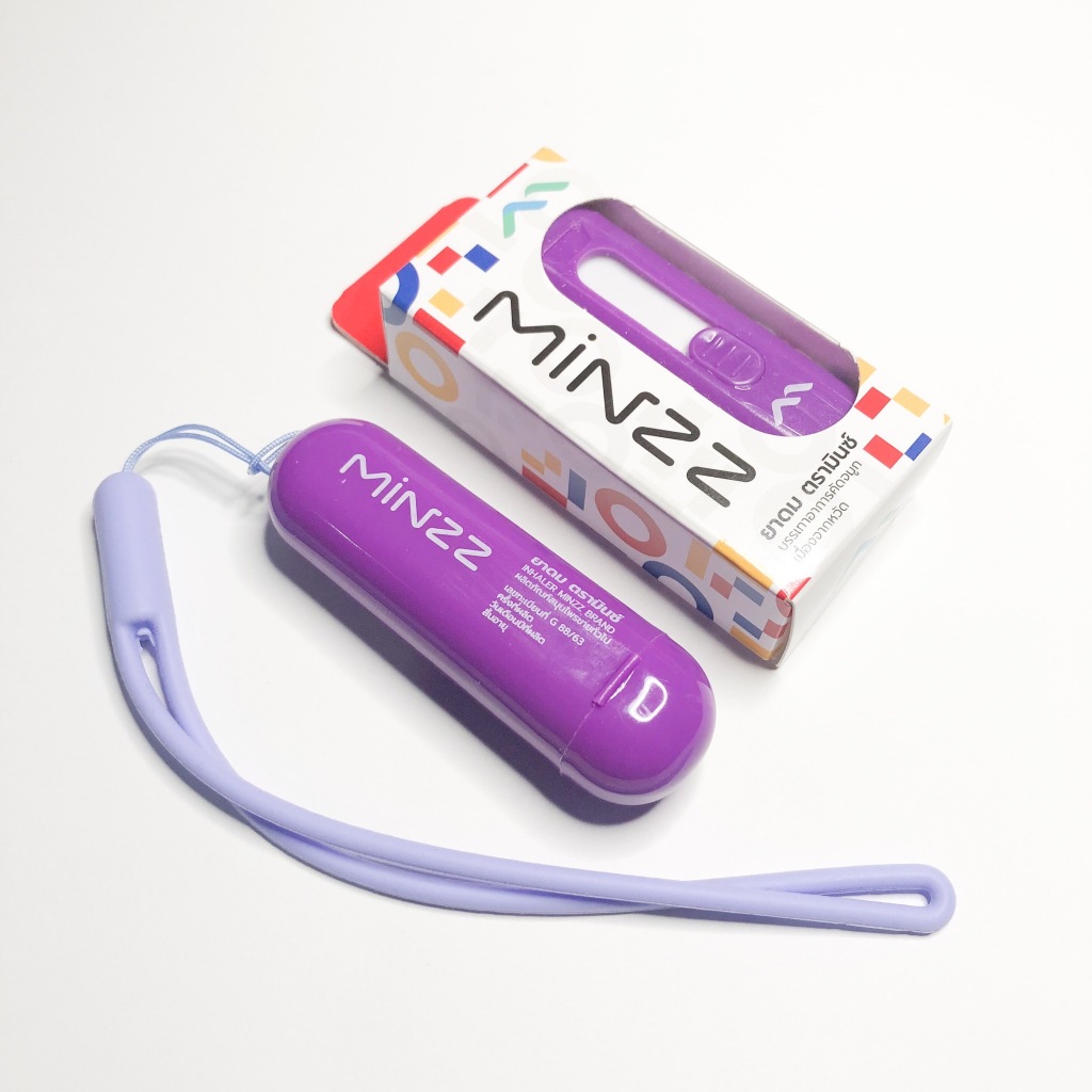 ยาดม MINZZ มินซ์ แถมห่วงหรือสายคล้อง | Shopee Thailand