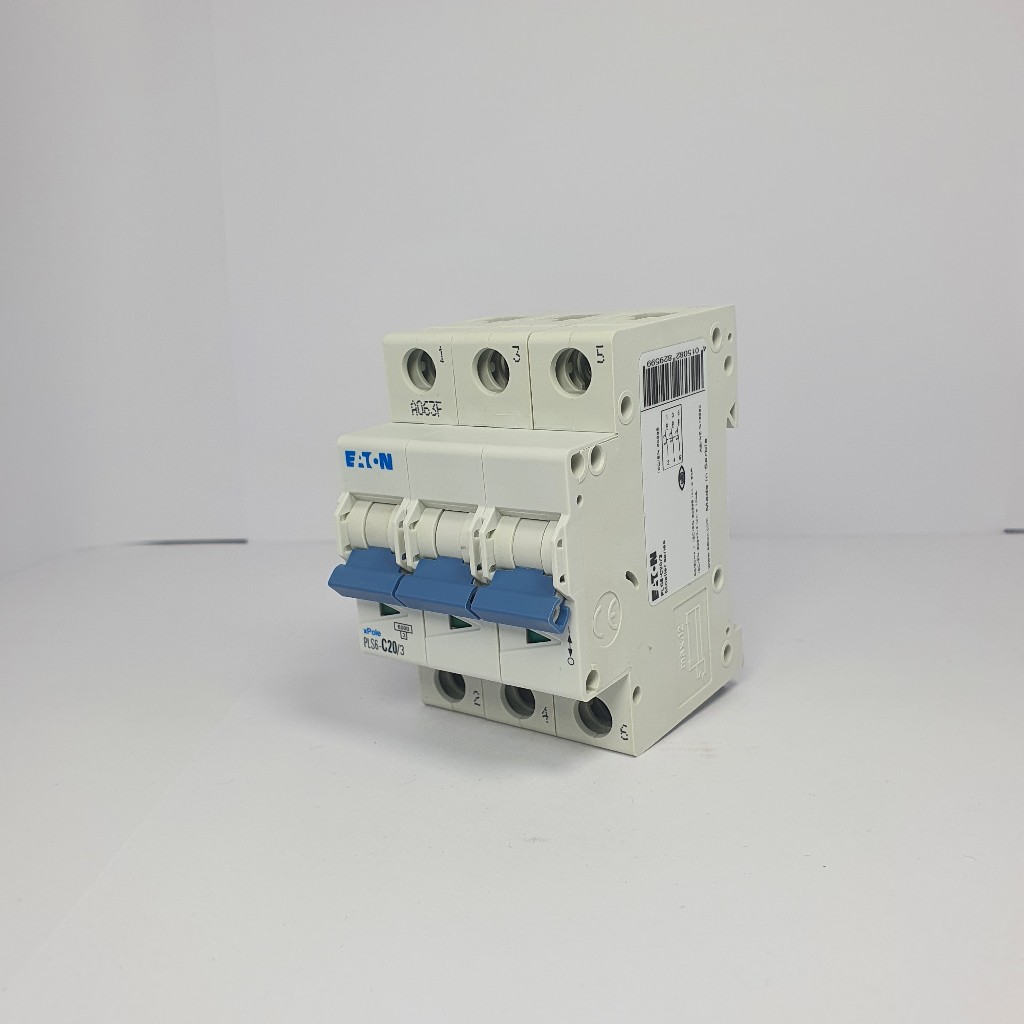 MCB 3P 20AT 6kA รุ่นPLS6-C20/3 ยี่ห้อEATON | Shopee Thailand
