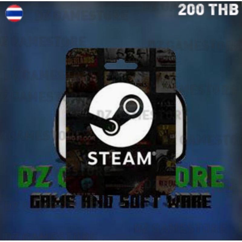 Steam Wallet 200 THB Code | Shopee Thailand
