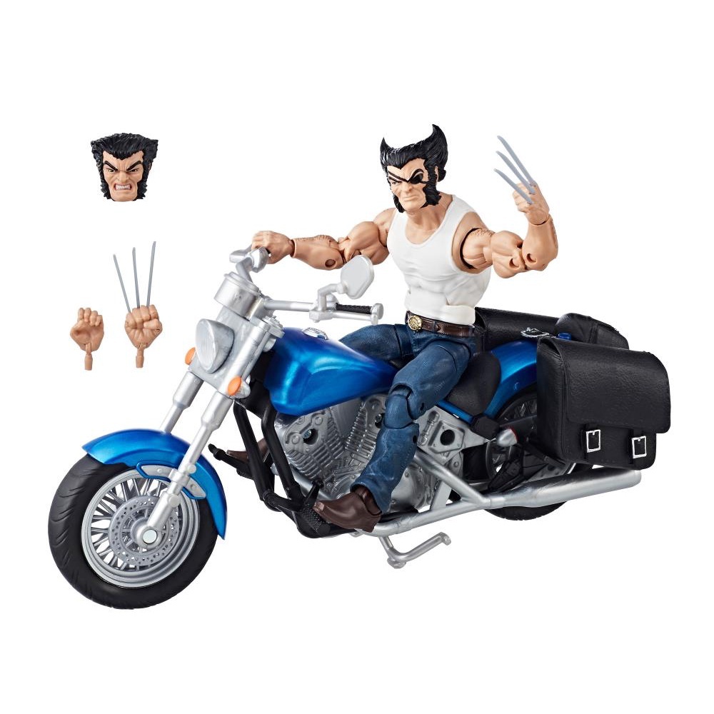 Wolverine ( Logan ) with Motorcycle - X-Men Marvel Legends (Hasbro ...