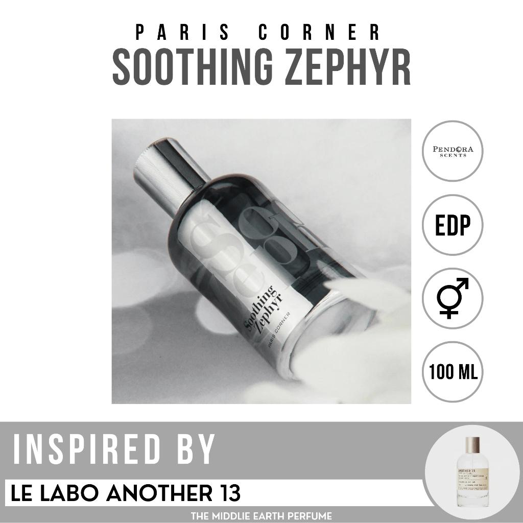 น้ำหอม Paris Corner Soothing Zephyr ขนาด 100 ml ติดทน หอมนาน ของแท้100% ...