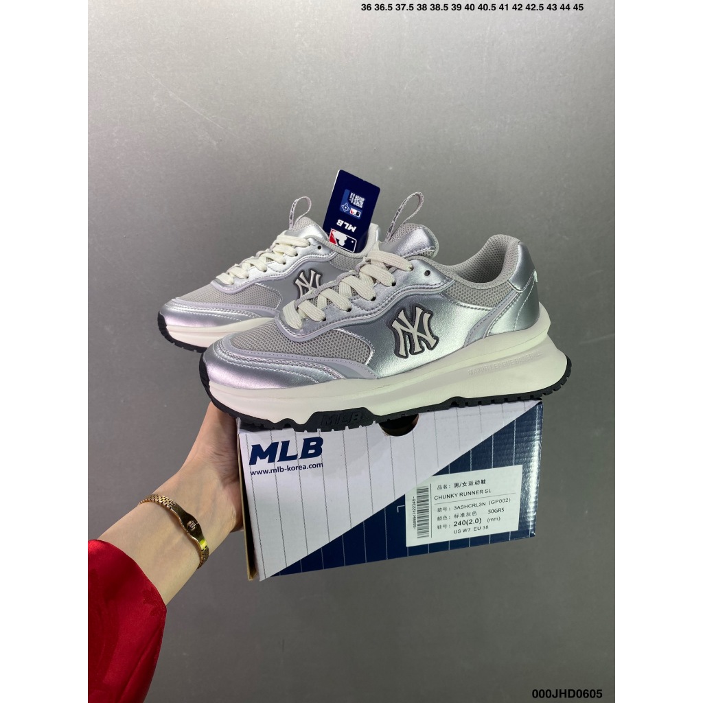 MLB Chunky Runner Basic รองเท้าวิ่งออกกำลังกายหนา แต่เพียงผู้เดียวขนาด ...