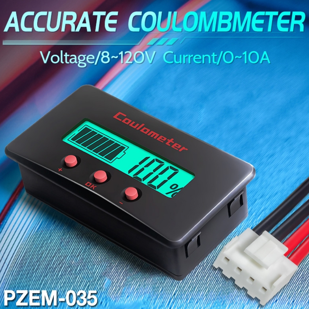 BATTERY SOC METER PZEM-035 เครื่องวัดปริมาณกระแสไฟฟ้าและความจุของ ...