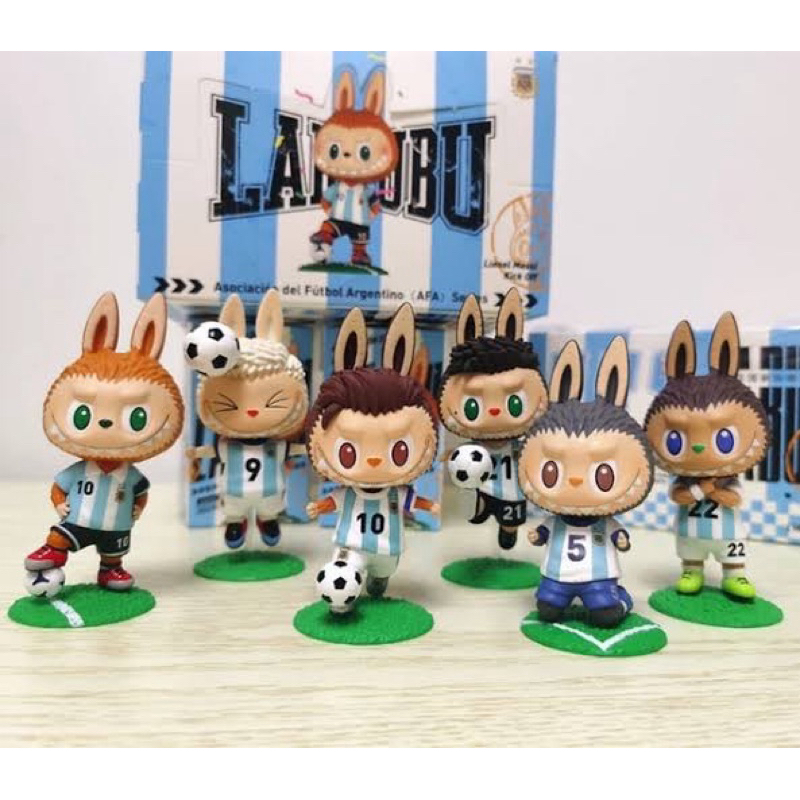 โมเดล Labubu Argentina football series | Shopee Thailand