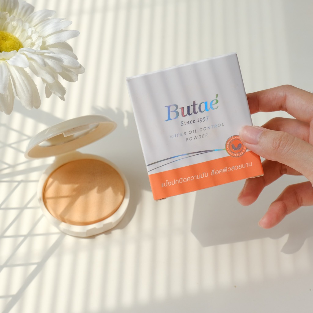 Butae Super Oil Control Powder แป้งพัฟ บูเต้ ซูเปอร์ออยล์ 2 ชิ้น แถมฟรี ...