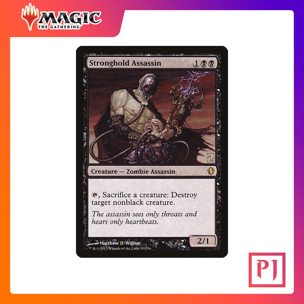 [MTG] Stronghold Assassin [C13] [BLACK] [RARE] [NORMAL] [ENG] (การ์ดเม ...