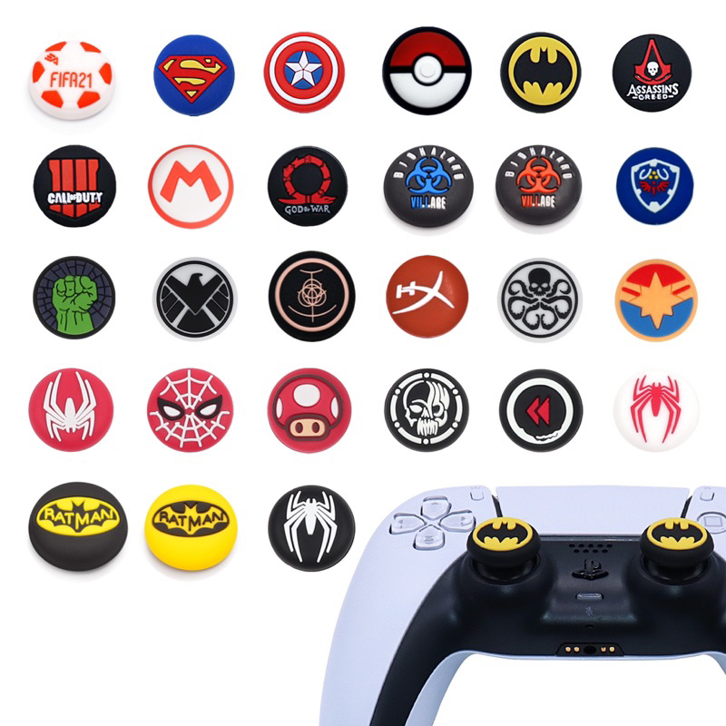 33แบบใหม่ ซิลิโคนครอป analog Joy Pro Controller NSW/PS4/PS5/Xbox ...