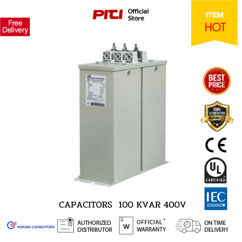NOKIAN CAPACITORS 100 KVAR 400V | Shopee Thailand